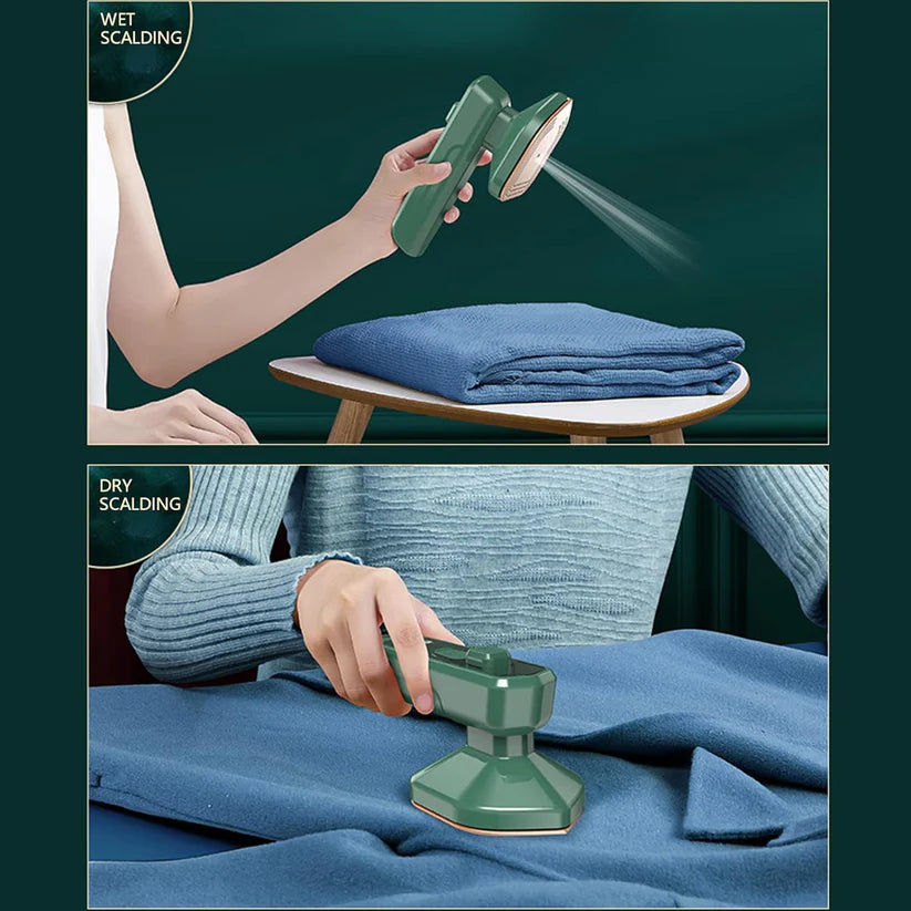 Mini Steamer & Iron: 2-in-1 Portable Travel Friendly – GreenDNA® India