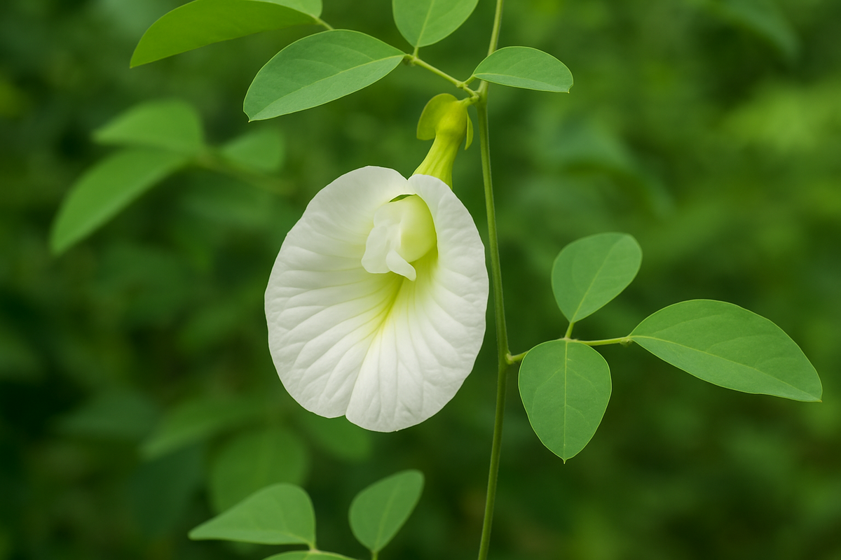 Organic Shanku Pushpam/Aparajitha -Butterfly Pea Flower White ...