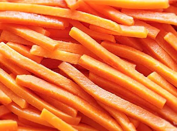 Organic Carrot Strips Frozen – GreenDNA® India